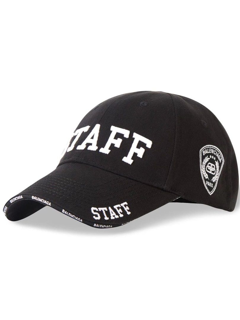 Balenciaga Staff Cap, Luxury, Accessories on Carousell