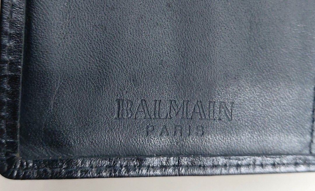 Balmain Paris Men's Bifold Wallet, Men's Fashion, Watches & Accessories ...
