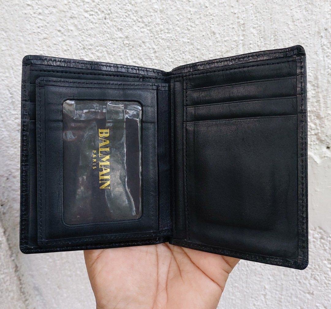 Balmain Paris Men's Bifold Wallet, Men's Fashion, Watches & Accessories ...