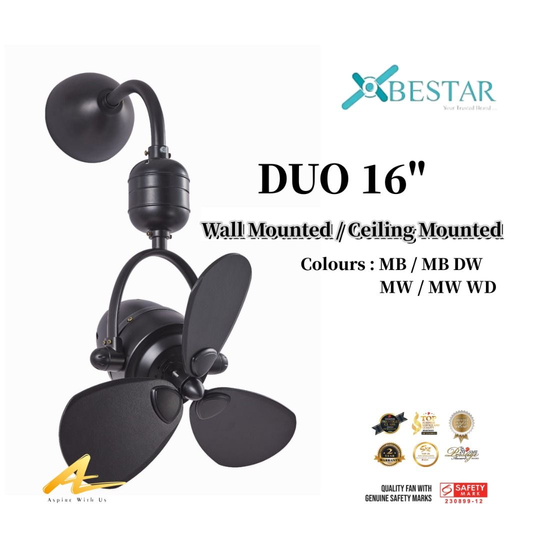 Corner Fan Ceiling Fan Wall Fan Muji Japandi Scandinavian Nordic Bestar ...