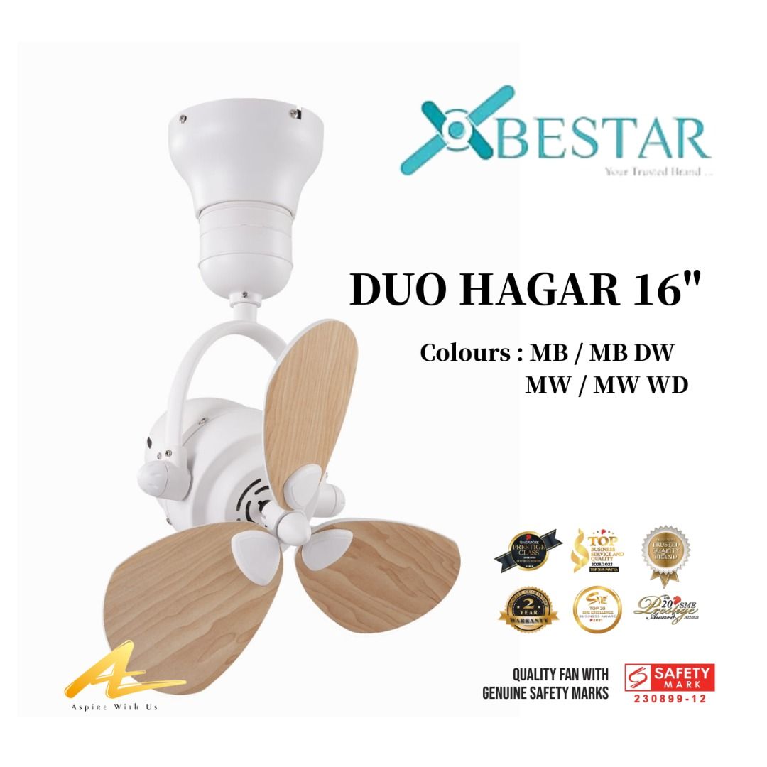 Corner Fan Ceiling Fan Wall Fan Muji Japandi Scandinavian Nordic Bestar ...