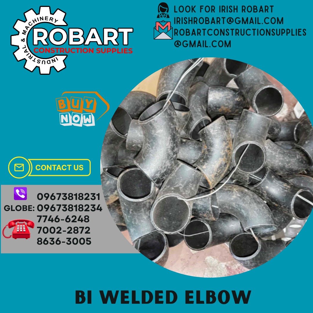 BI welded elbow sched 40, Commercial & Industrial, Construction Tools ...
