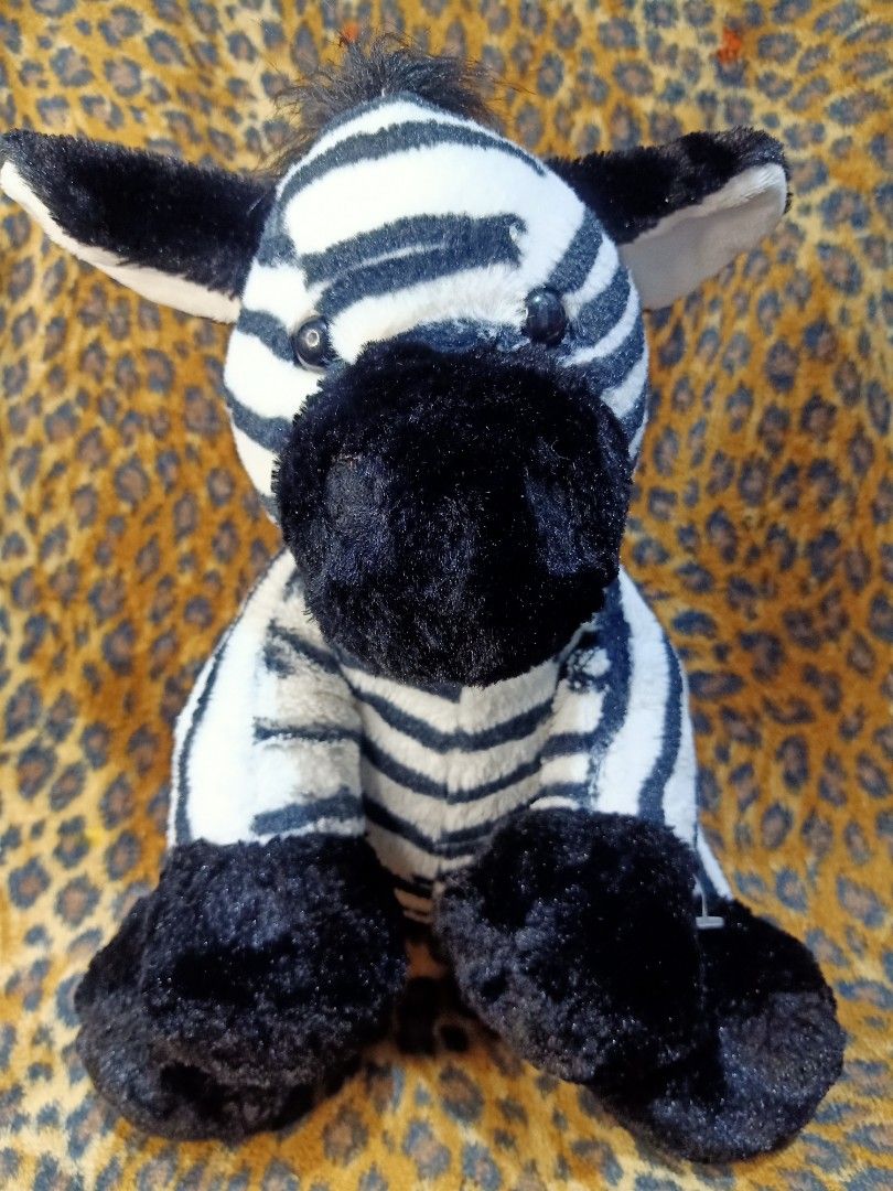 BIG SIZE ZIPPY THE ZEBRA PLUSH TOY BY TEDDY MOUNTAIN, Hobbies & Toys ...