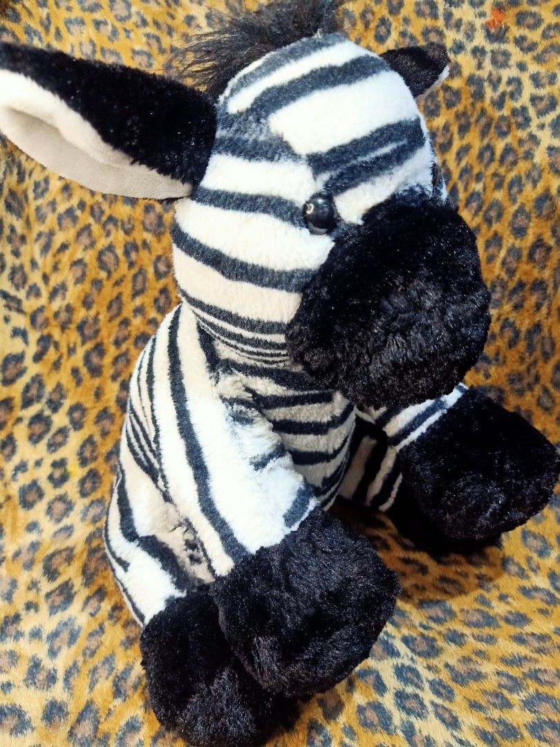 BIG SIZE ZIPPY THE ZEBRA PLUSH TOY BY TEDDY MOUNTAIN, Hobbies & Toys ...