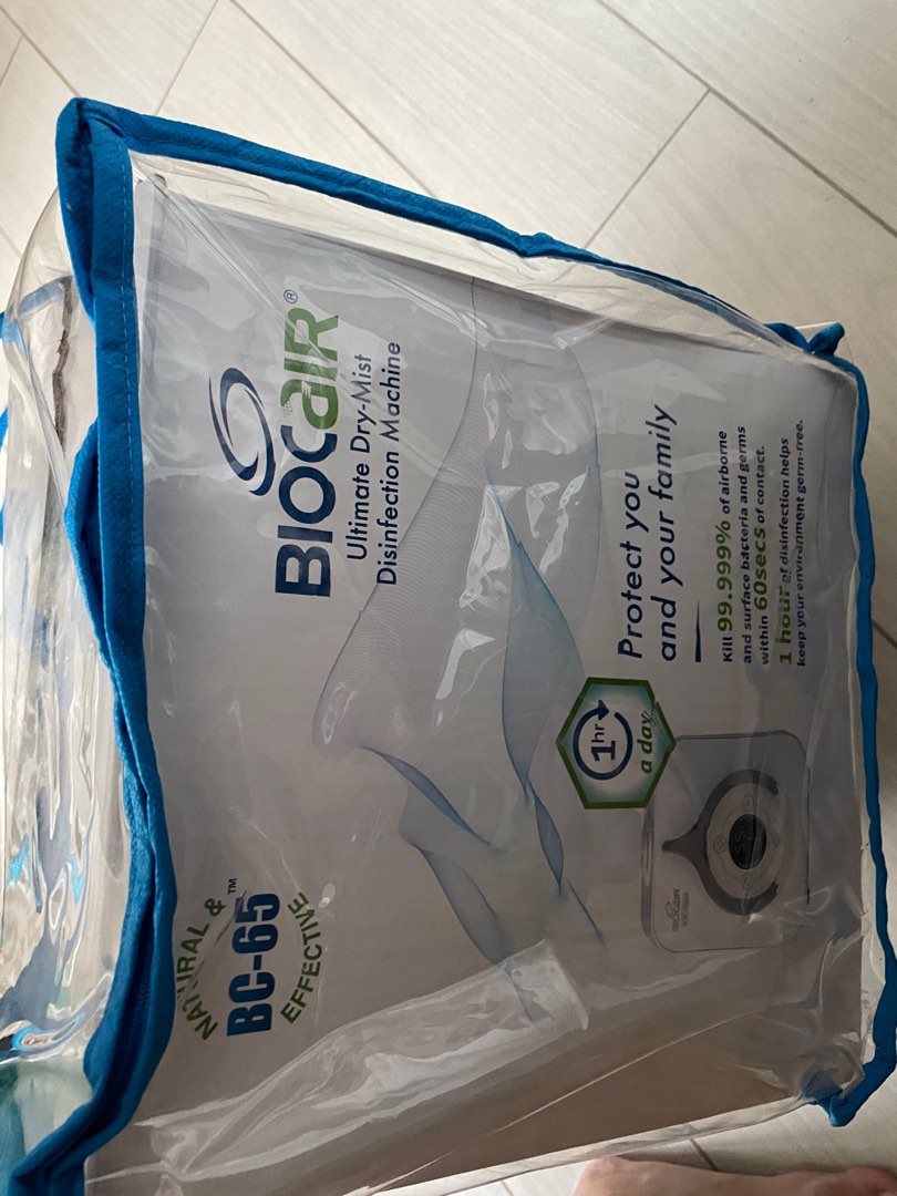 Biocair BC-65 dry mist disinfection machine, TV & Home Appliances, Air ...