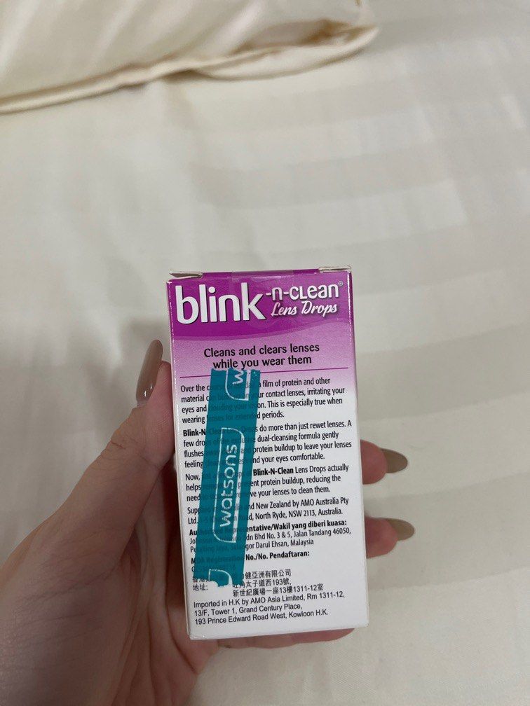 Blink N Clean eyedrops, Beauty & Personal Care, Vision Care on Carousell