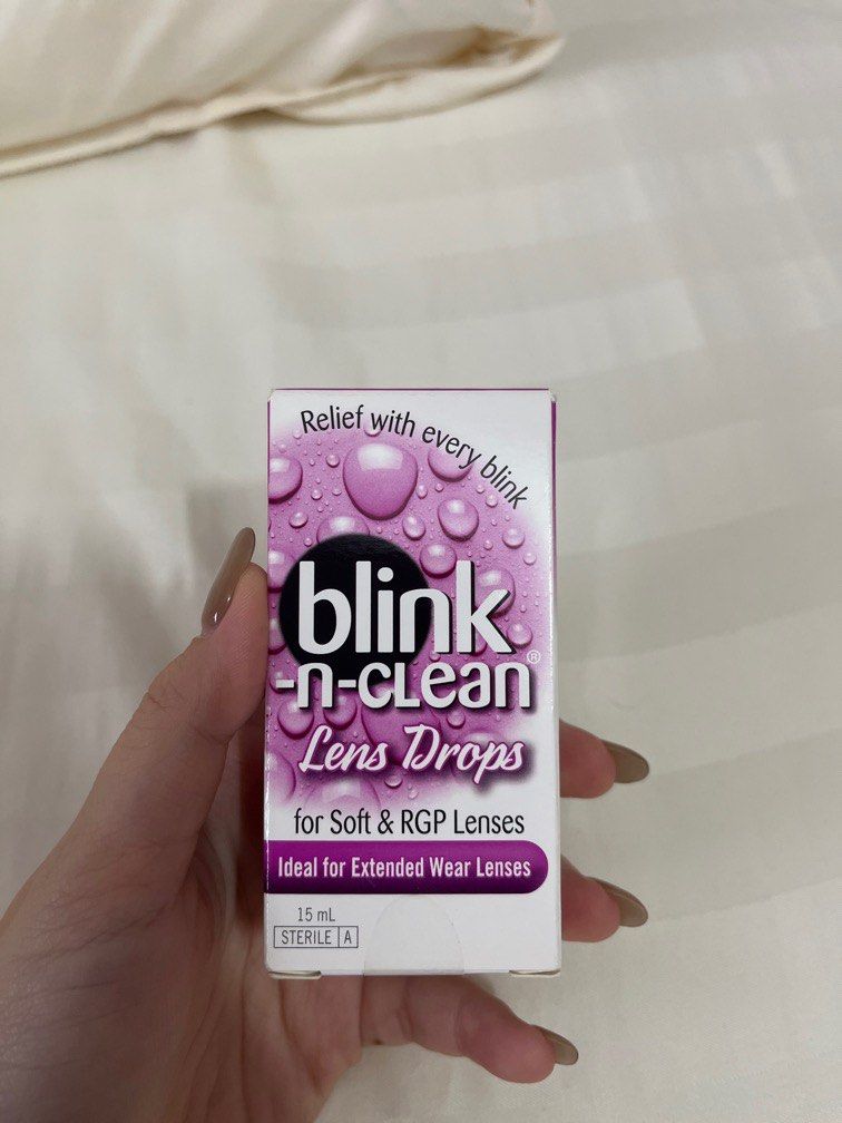 Blink N Clean eyedrops, Beauty & Personal Care, Vision Care on Carousell