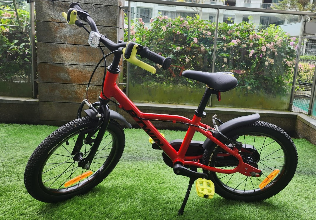 Boys Kids Bike Btwin 16 inch Lightboy 900 Alloy 4-6 years - Black ...