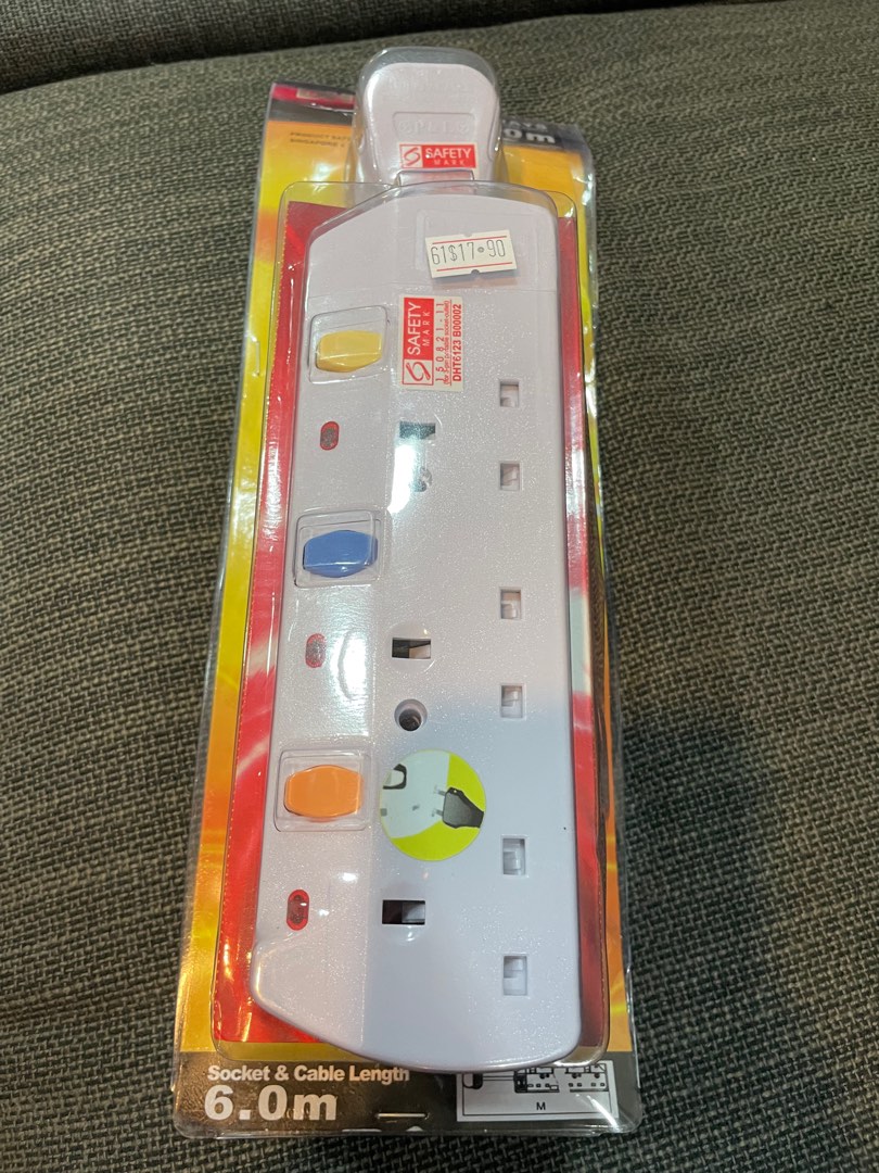 Brand New Electric Socket (3 sockets), TV & Home Appliances, Electrical ...