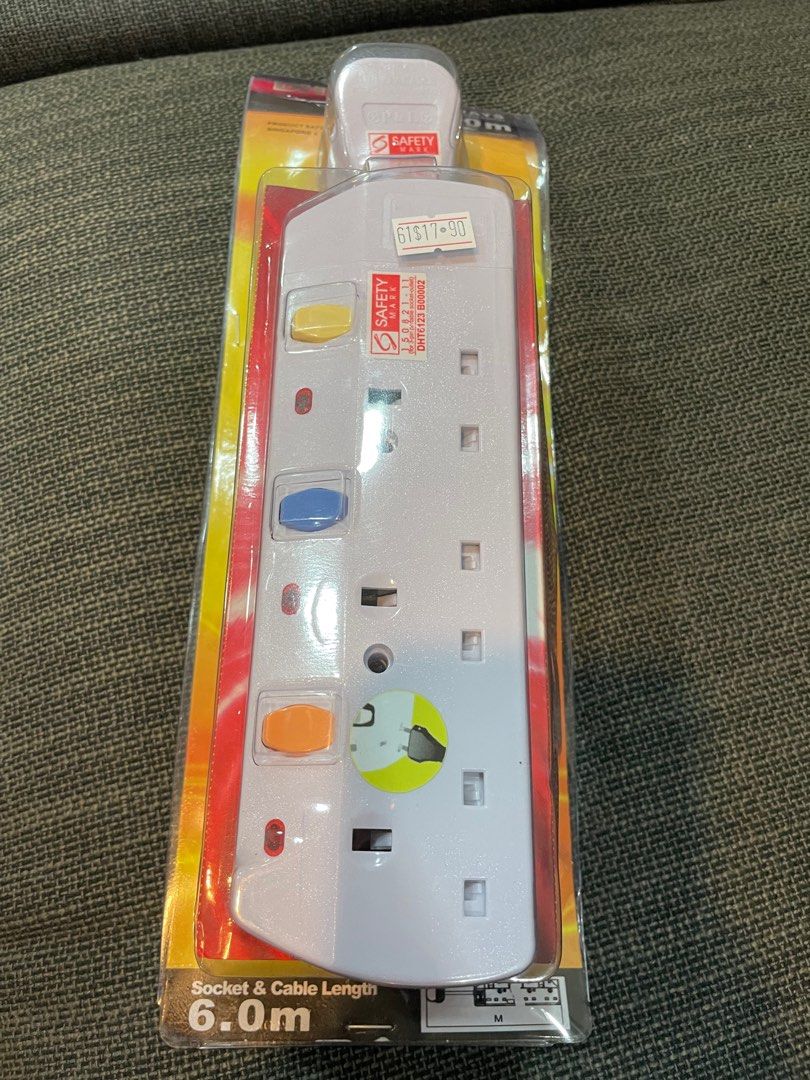 Brand New Electric Socket (3 sockets), TV & Home Appliances, Electrical ...