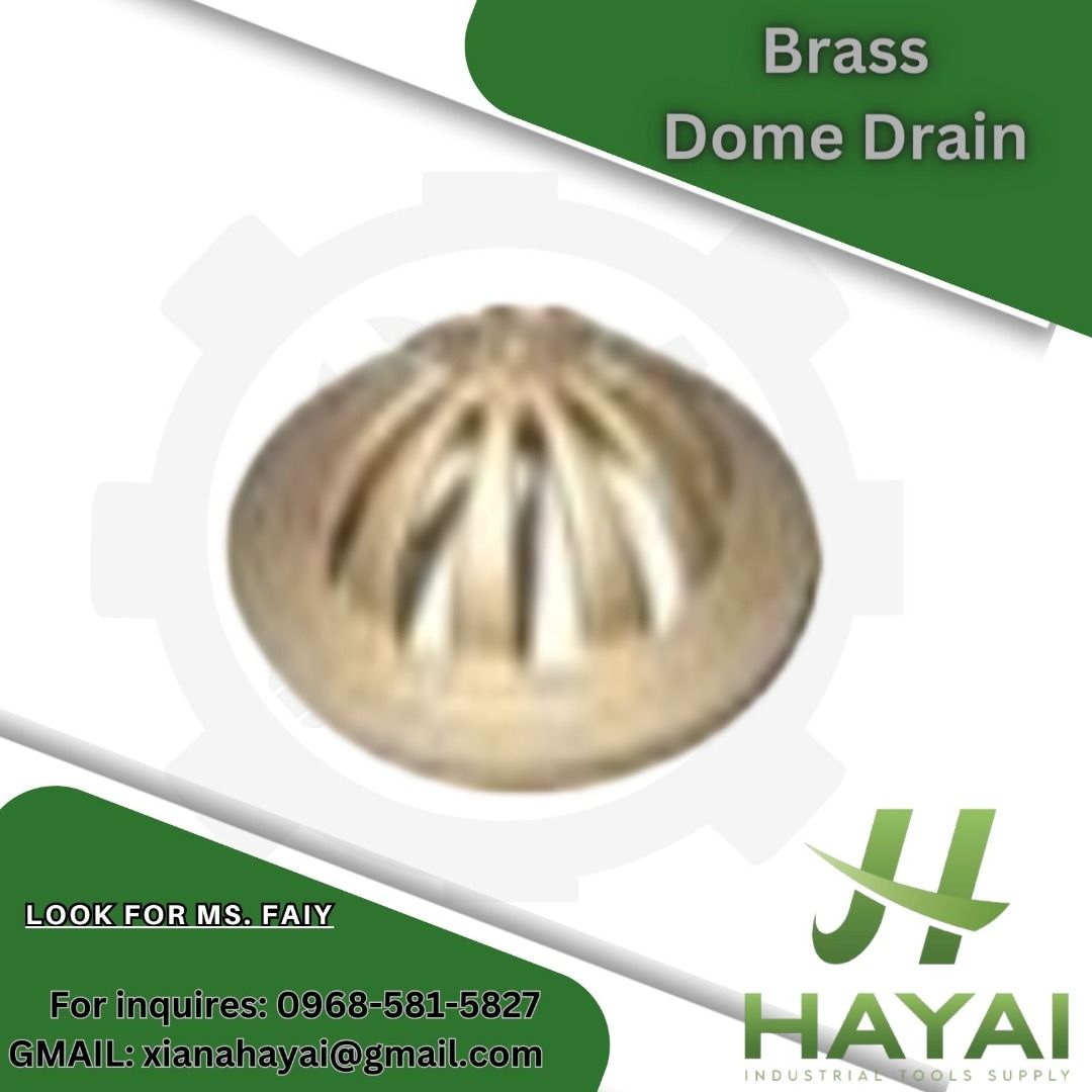 Brass Dome Drain, Commercial & Industrial, Construction Tools ...