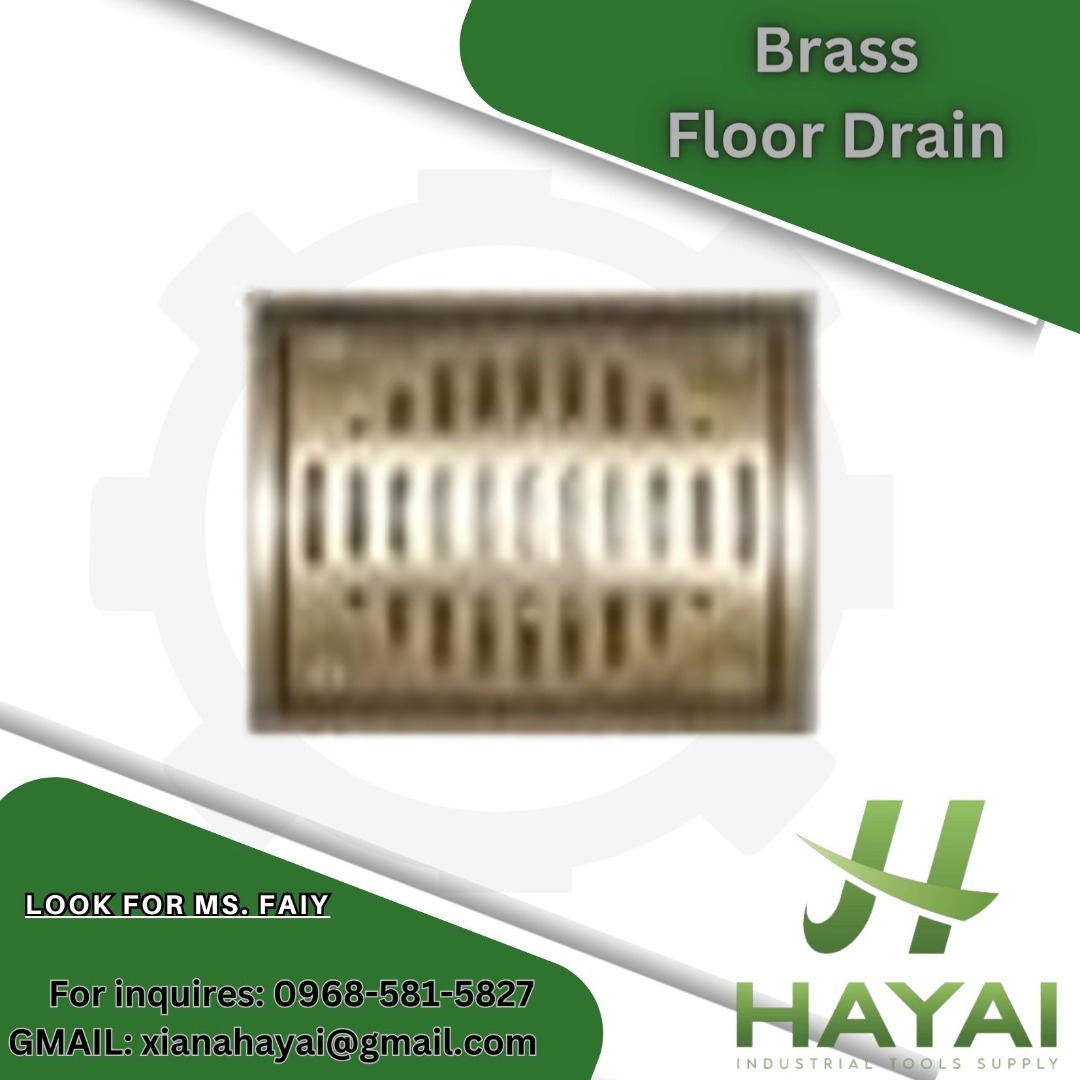 Brass Floor Drain, Commercial & Industrial, Construction Tools & Equipment on Carousell