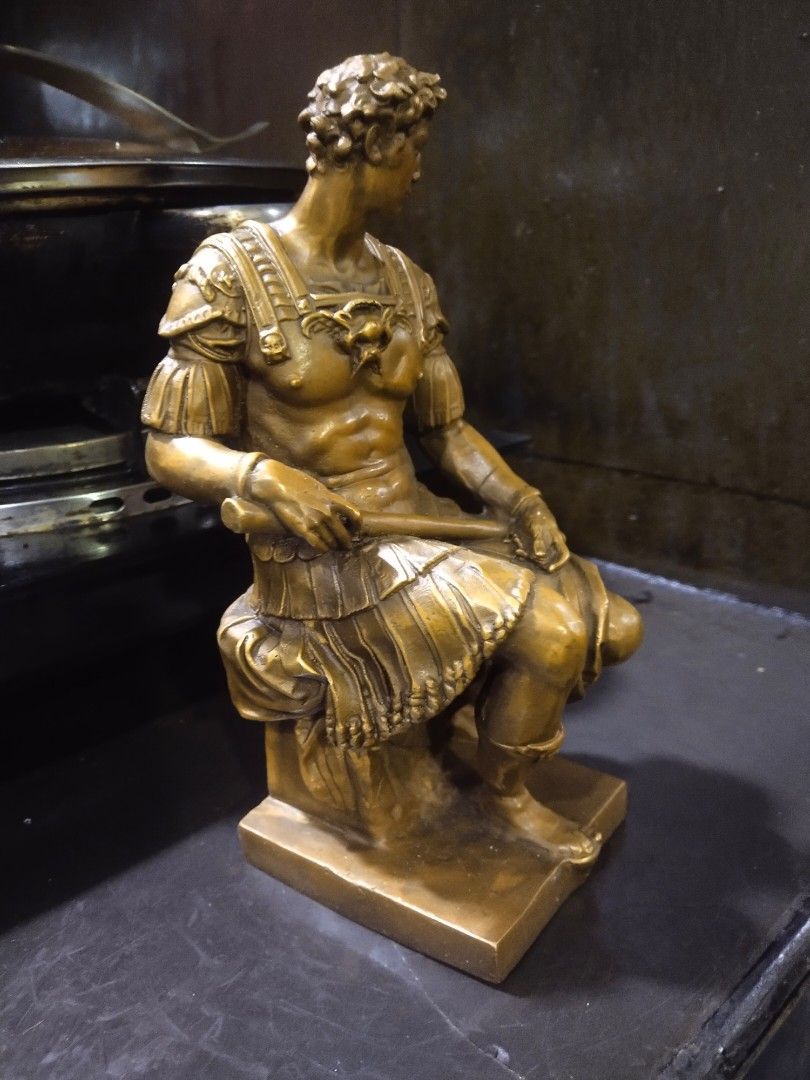 Brass roman emperor statue display, Hobbies & Toys, Memorabilia ...