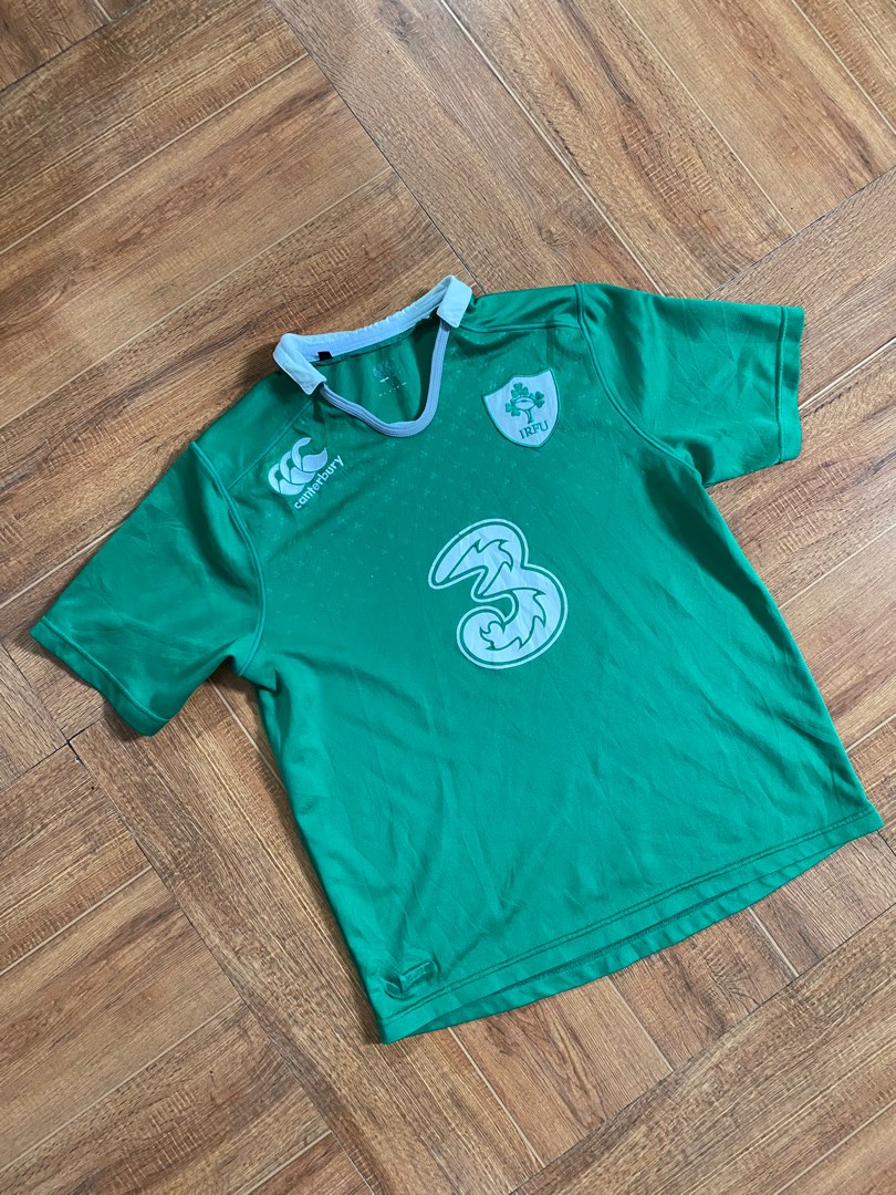 CANTERBURY IRFU IRELAND RUGBY FOOTBALL JERSEY SHIRT, Men's Fashion ...