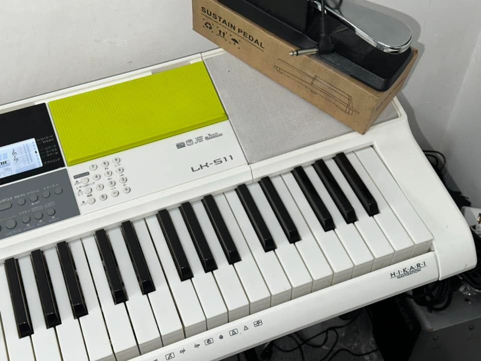 Casio LK-511 Optical Navigation Keyboard 61 Keys with Touch Response ...