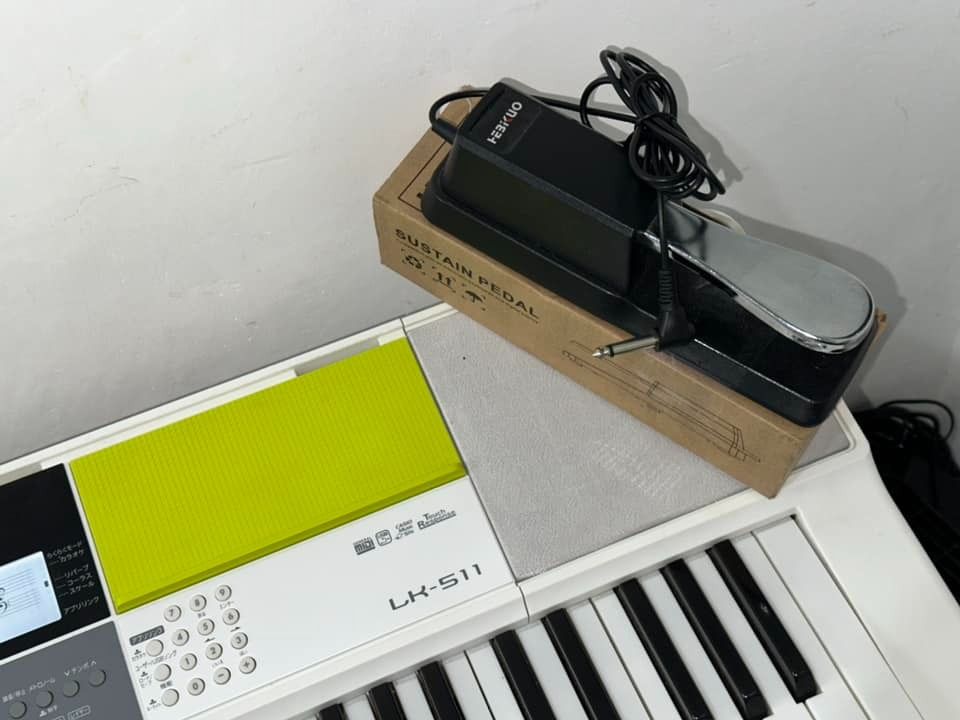 Casio LK-511 Optical Navigation Keyboard 61 Keys with Touch Response ...