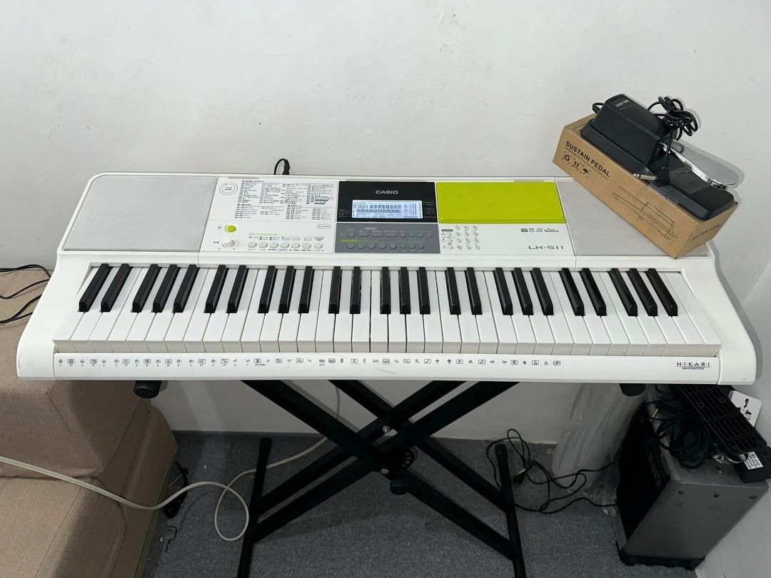 Casio LK-511 Optical Navigation Keyboard 61 Keys with Touch Response ...