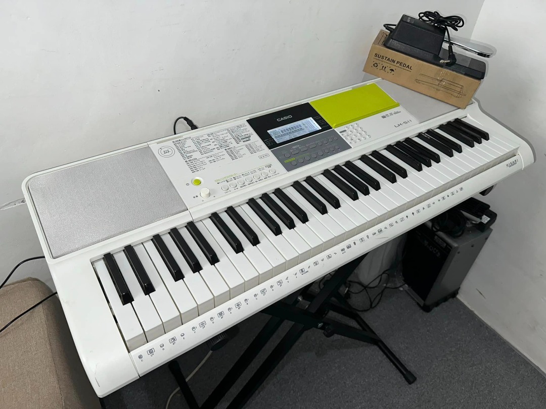 Casio LK-511 Optical Navigation Keyboard 61 Keys with Touch Response ...