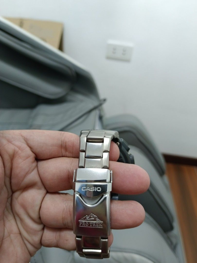 Casio Protrek 40T titanium, Men's Fashion, Watches & Accessories ...