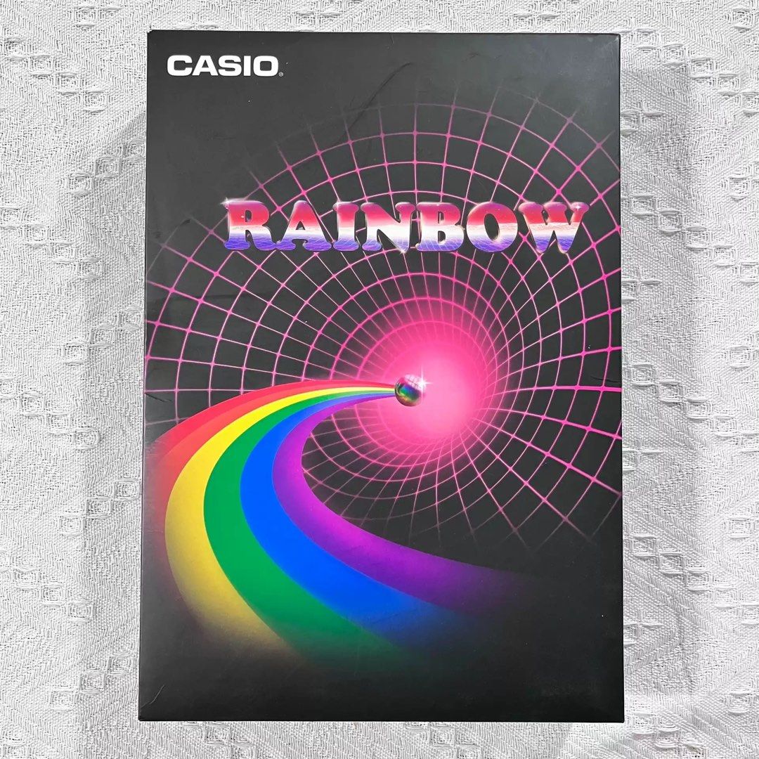 Casio Rainbow A1000PRW Digital Watch, Men's Fashion, Watches ...