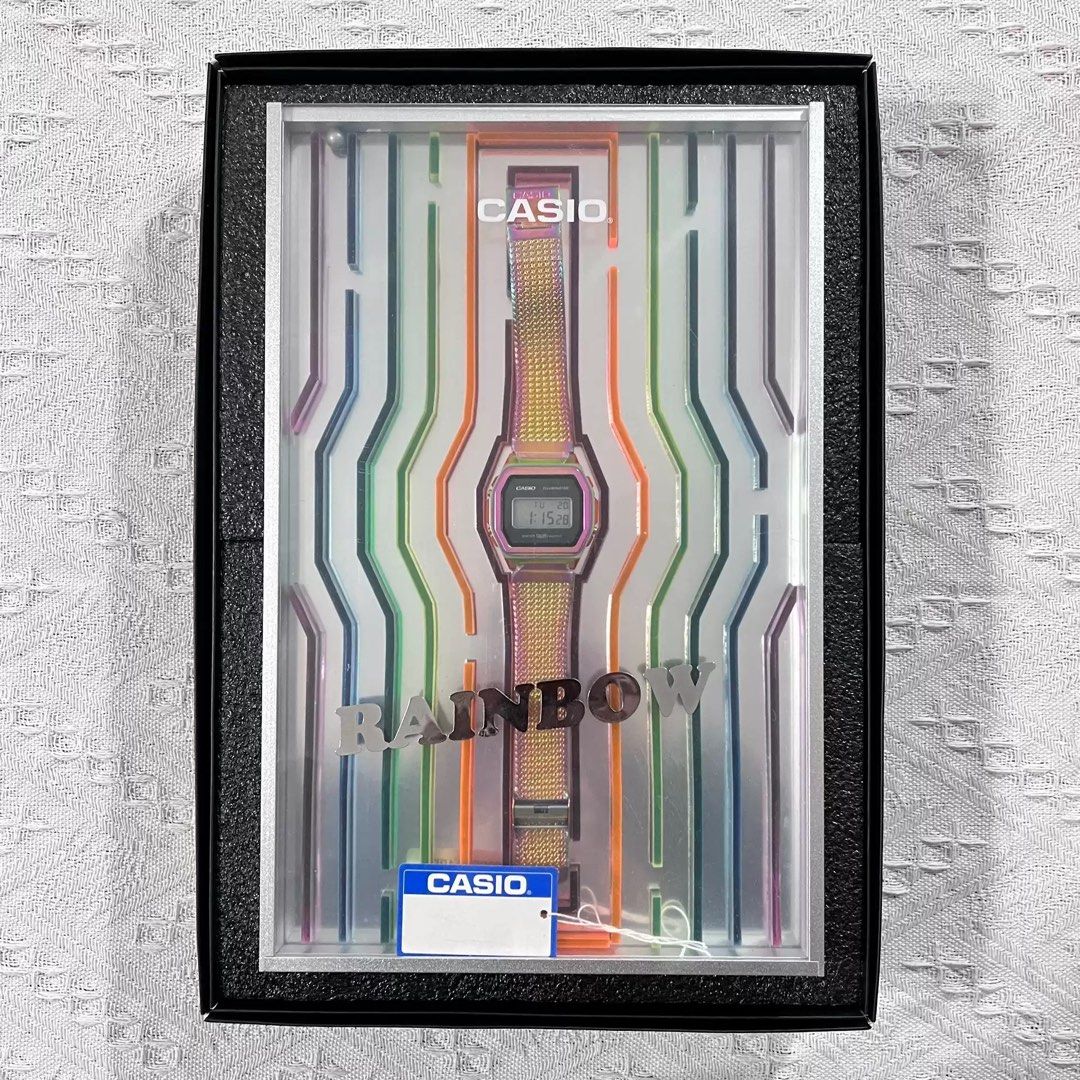 Casio Rainbow A1000PRW Digital Watch, Men's Fashion, Watches ...