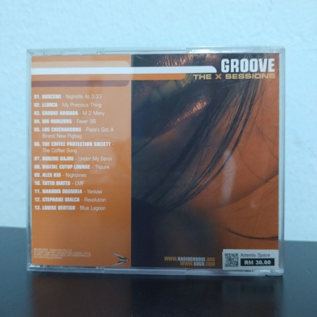 (CD) GROOVE - THE X SESSIONS, Hobbies & Toys, Music & Media, CDs & DVDs ...