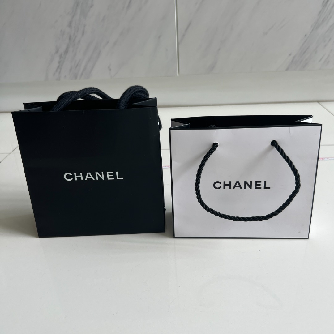 Chanel Classic Paper Bags, Luxury, Accessories on Carousell