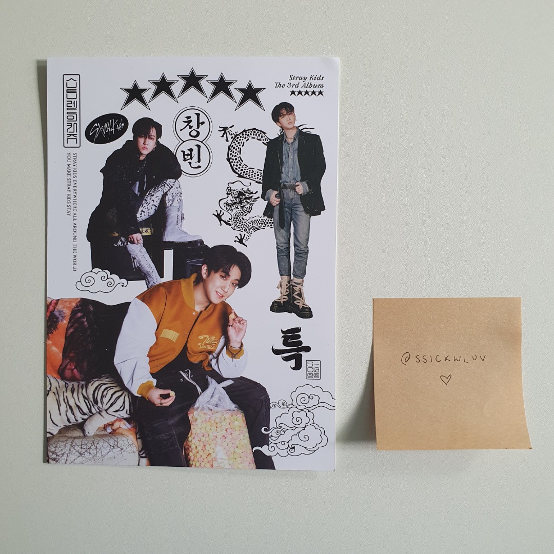 WTS STRAY KIDS CHANGBIN 5-STAR OOTD POSTER, Hobbies & Toys ...
