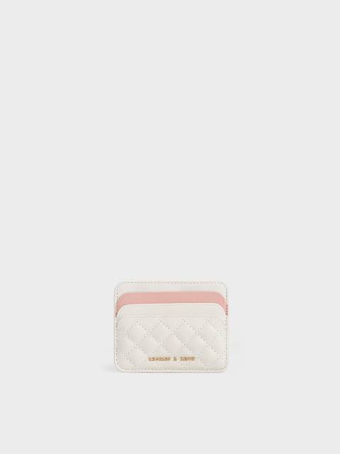 Charles & Keith pink and white card holder, Women's Fashion, Bags ...
