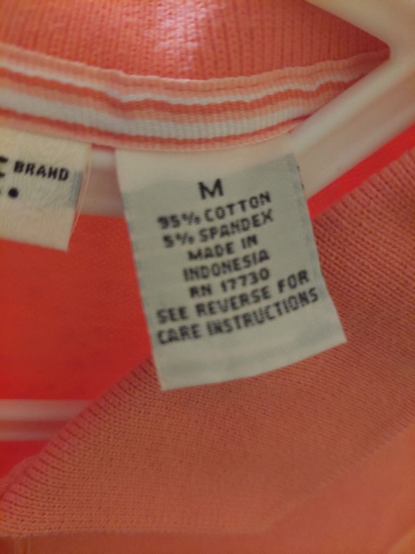 Cherokee Peach Polo Shirt, Women's Fashion, Tops, Shirts on Carousell