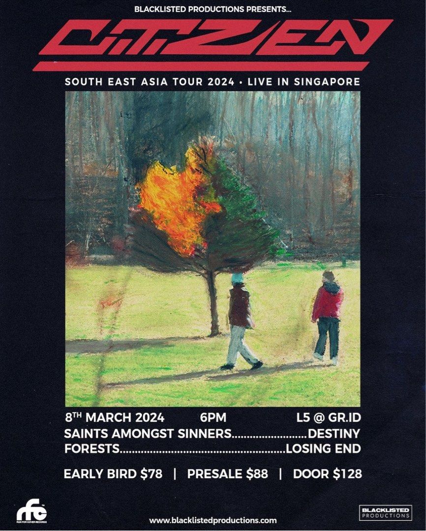 Citizen Concert SEA Tour Ticket, Tickets & Vouchers, Event Tickets on ...