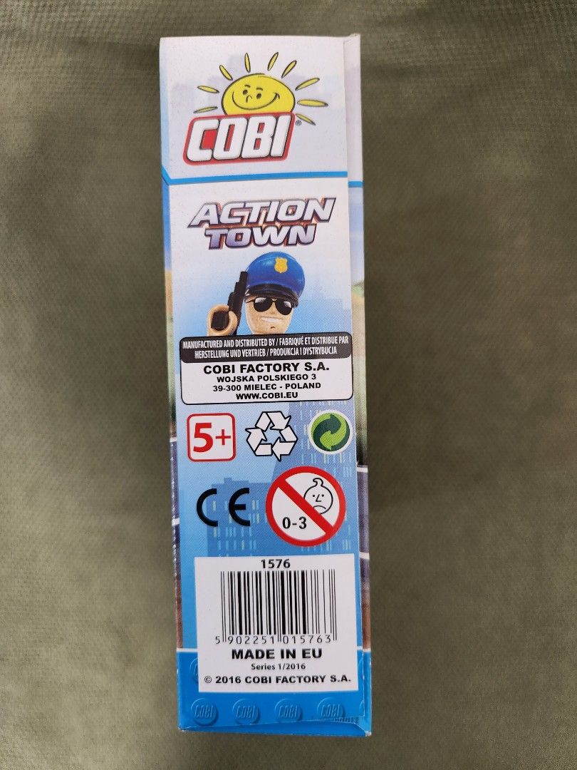 COBI 1576 Bricks Action Town Police Patrol Car Original Brand New ...