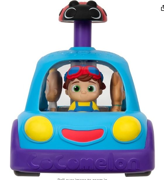 CoComelon Push ‘N Sing Family Car - Interactive Musical Light-Up Car ...