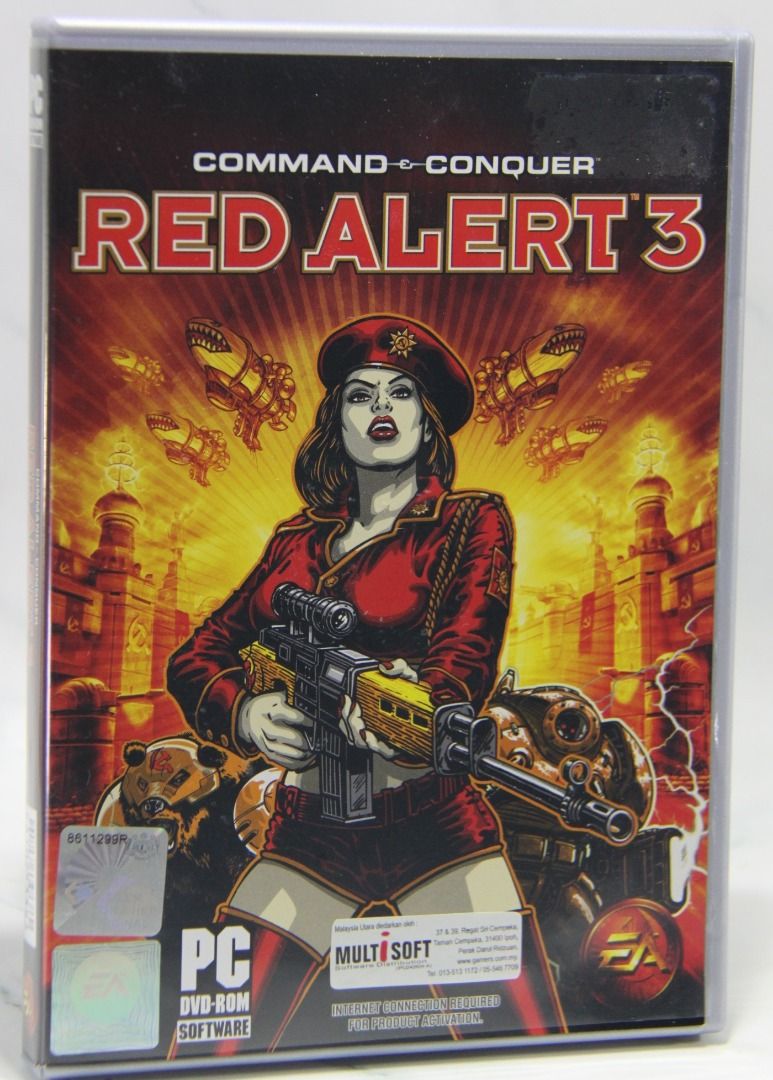 Command & Conquer Red Alert 3 PC DVD-ROM, Video Gaming, Video Games ...
