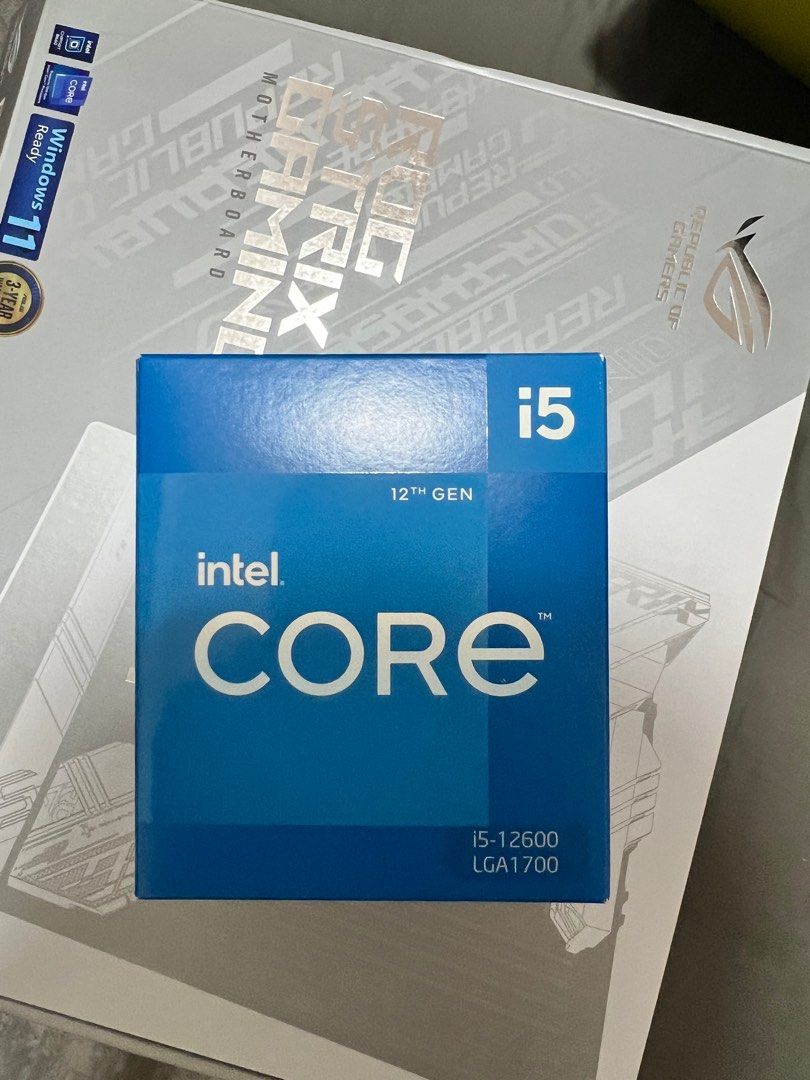 cpu i5-12600+ram furry ddr4 3600+motherboard rog strix b660-A wifi ...