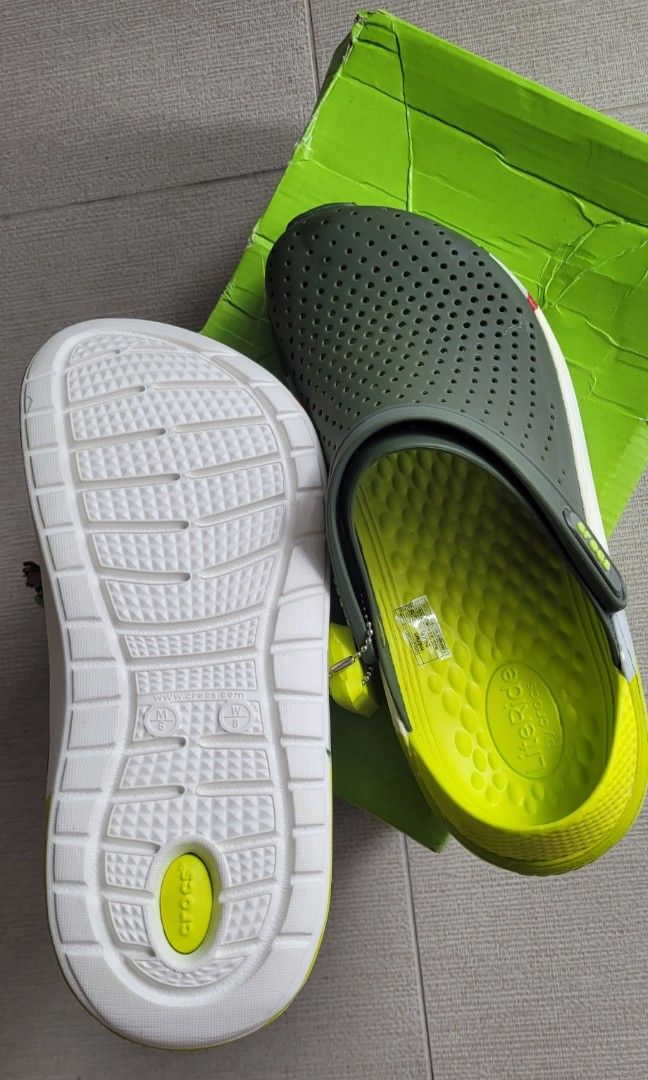 Crocs Literide Clog Green Camouflage - M6W8, Women's Fashion, Footwear ...