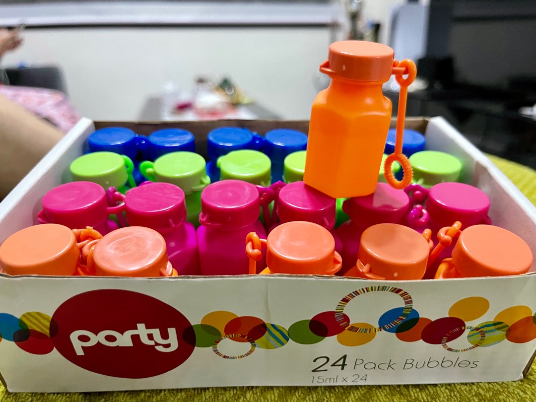 Cute mini bubbles 72pcs 3box, Hobbies & Toys, Toys & Games on Carousell