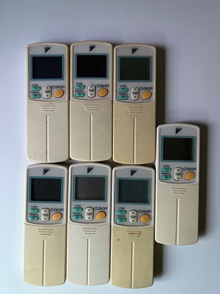 Daikin aircon remote controllers going cheap, TV & Home Appliances, Air ...