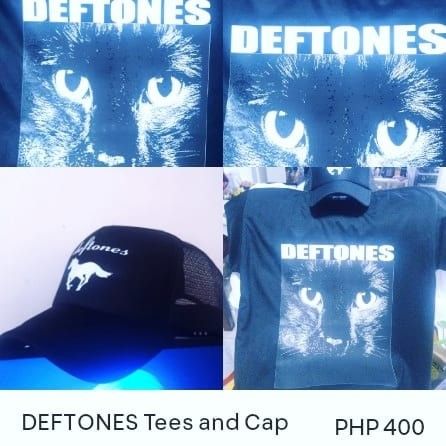 DEFTONES AHIRT AND CAP, Men's Fashion, Tops & Sets, Tshirts & Polo ...