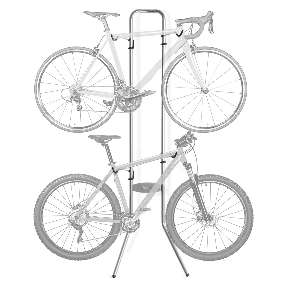 Delta Cycle 2 Bike Rack Garage Storage - Gravity Wall Bike Stand, No Drilling Required - Fully ...