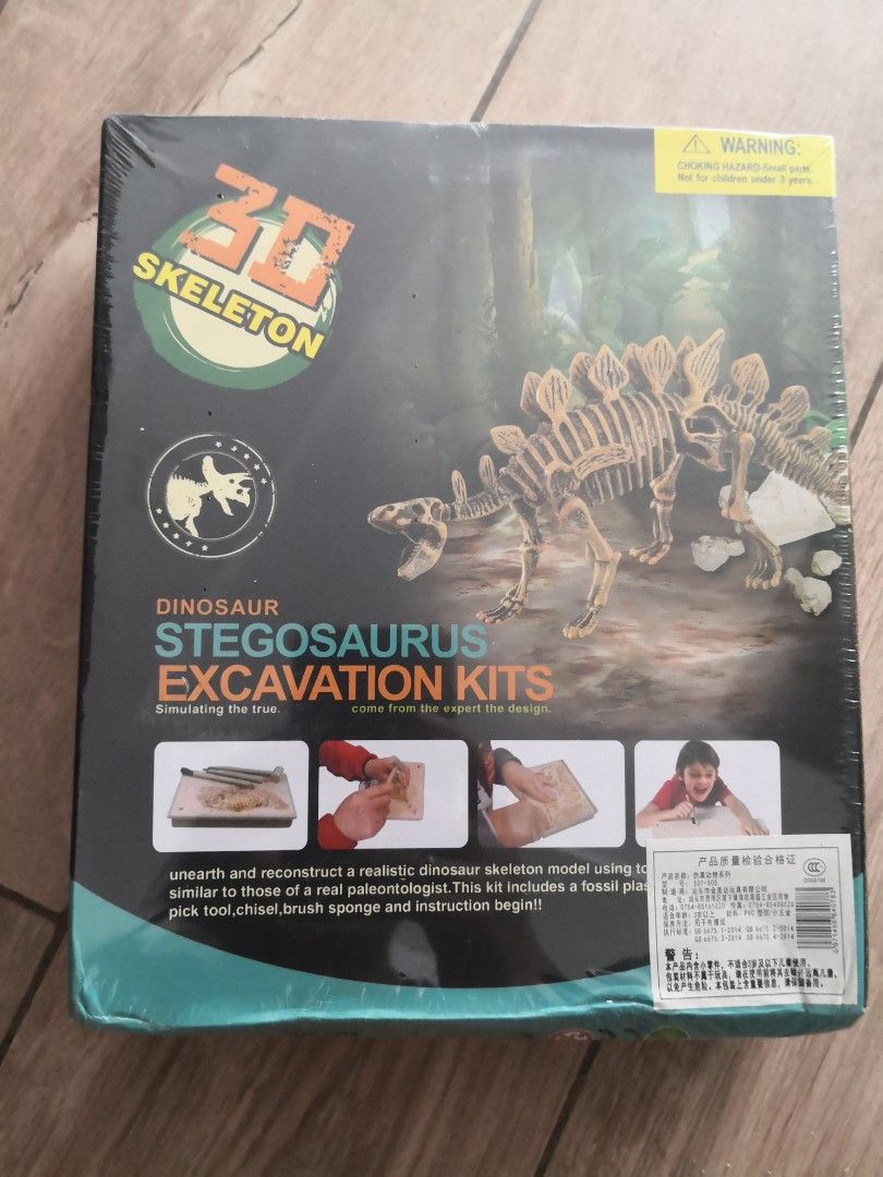Dinosaur excavation kit diy, Hobbies & Toys, Toys & Games on Carousell