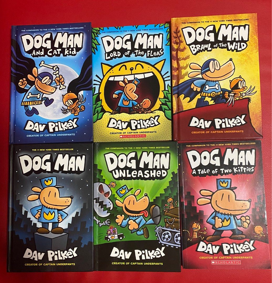 Dog Man series - first 6 books, Hobbies & Toys, Books & Magazines ...