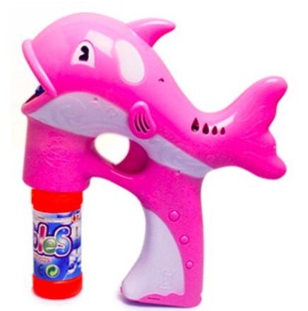 Dolphin Bubble Gun / 1000ML Bubble water refill / Music Led Light Toy ...