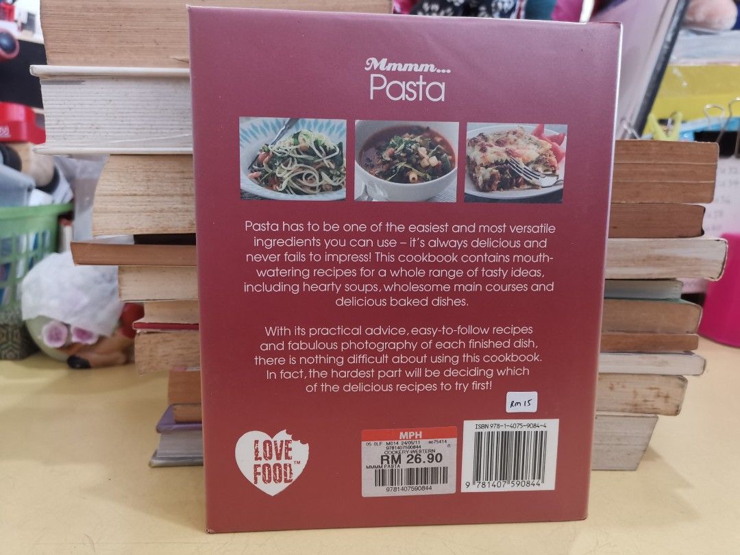 (ENG) LOVE FOOD Mmmm... Pasta, Hobbies & Toys, Books & Magazines ...