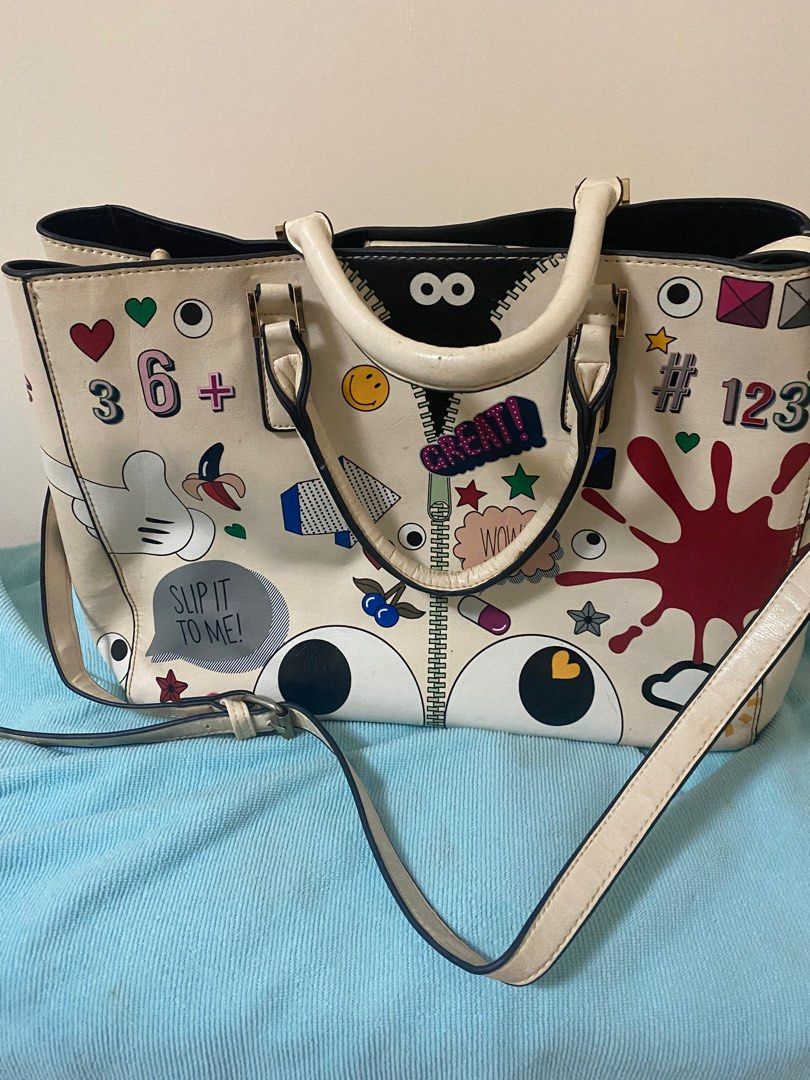 Eye theme tote bag, Women's Fashion, Bags & Wallets, Tote Bags on Carousell