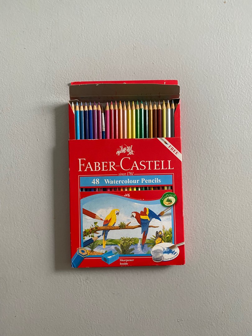 Faber Castell 48 Watercolour Pencils, Hobbies & Toys, Stationery ...