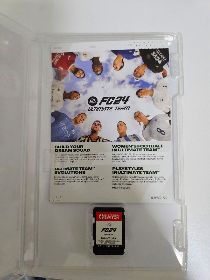 FC 24 NINTENDO SWITCH, Video Gaming, Video Games, Nintendo on Carousell