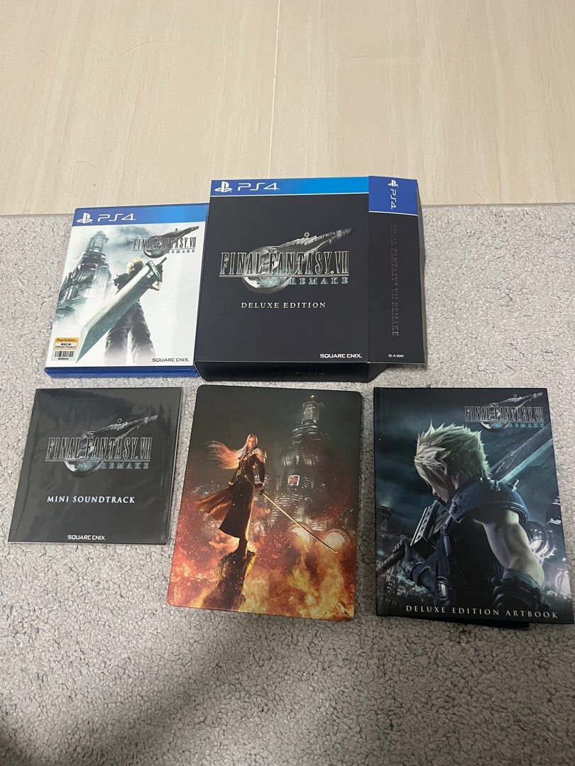 Final Fantasy VII Remake Deluxe Edition, Video Gaming, Video Games, PlayStation on Carousell