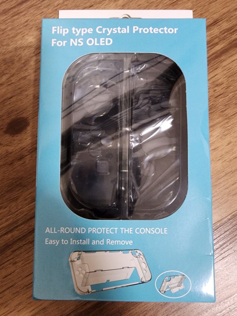 Flip type Crystal protector for nintendo switch oled, Video Gaming, Gaming Accessories, Cases ...