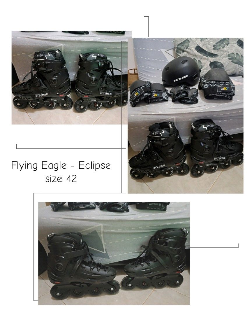 Flying Eagle Eclipse Roller Skate (Sepatu Roda), Olah Raga, Perlengkapan Olahraga Lainnya di ...